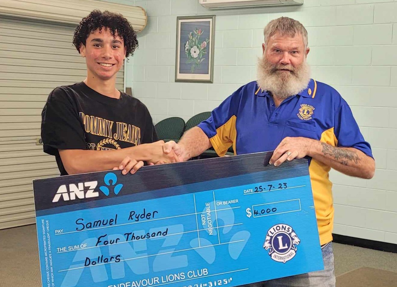 Endeavour Lions Club gives Cooktown athlete a boost | Cape York Weekly