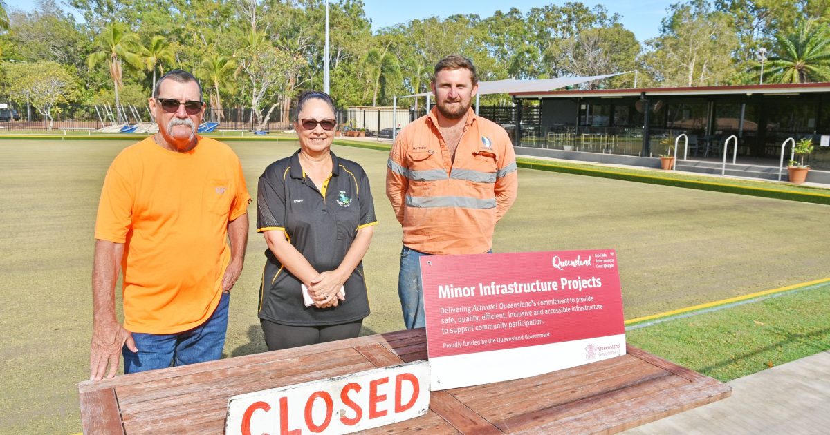 Weipa club bowled over by state's funding for shade structures | Cape ...