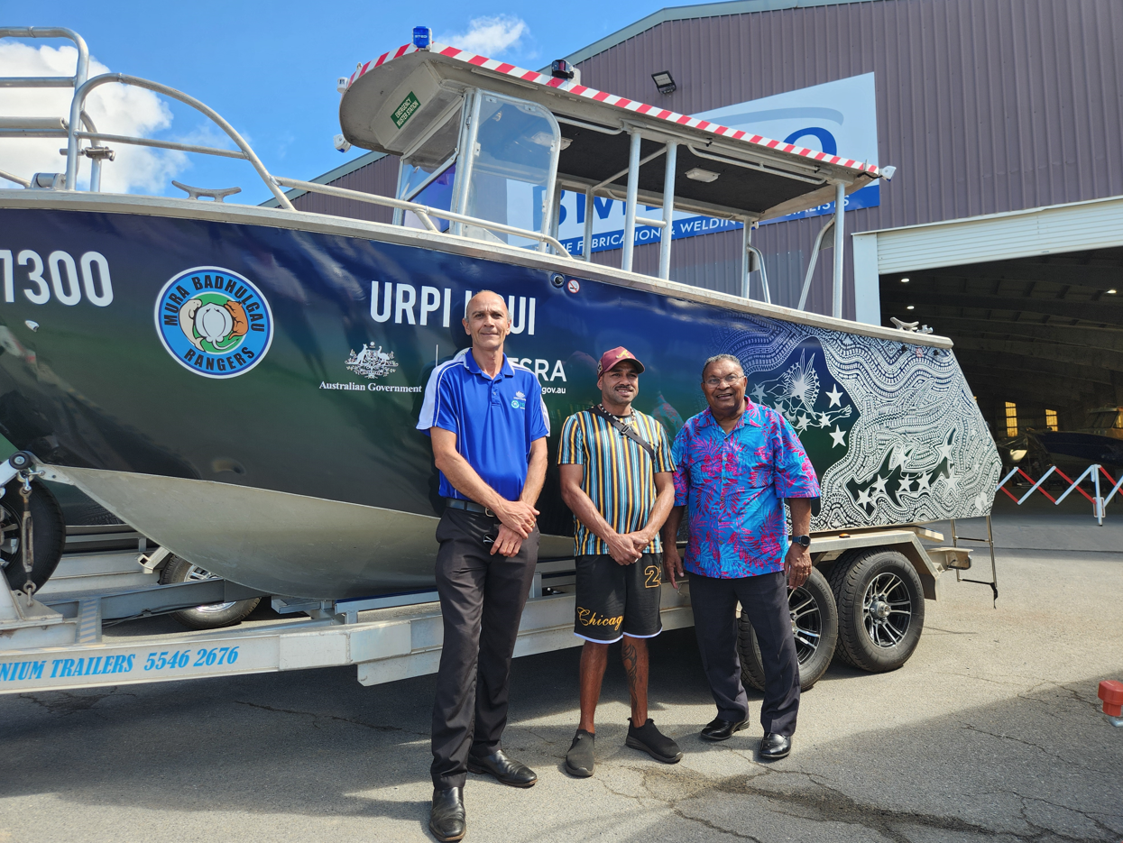 TSRA celebrates 30 years with Badu-inspired art for ranger boats | Cape ...
