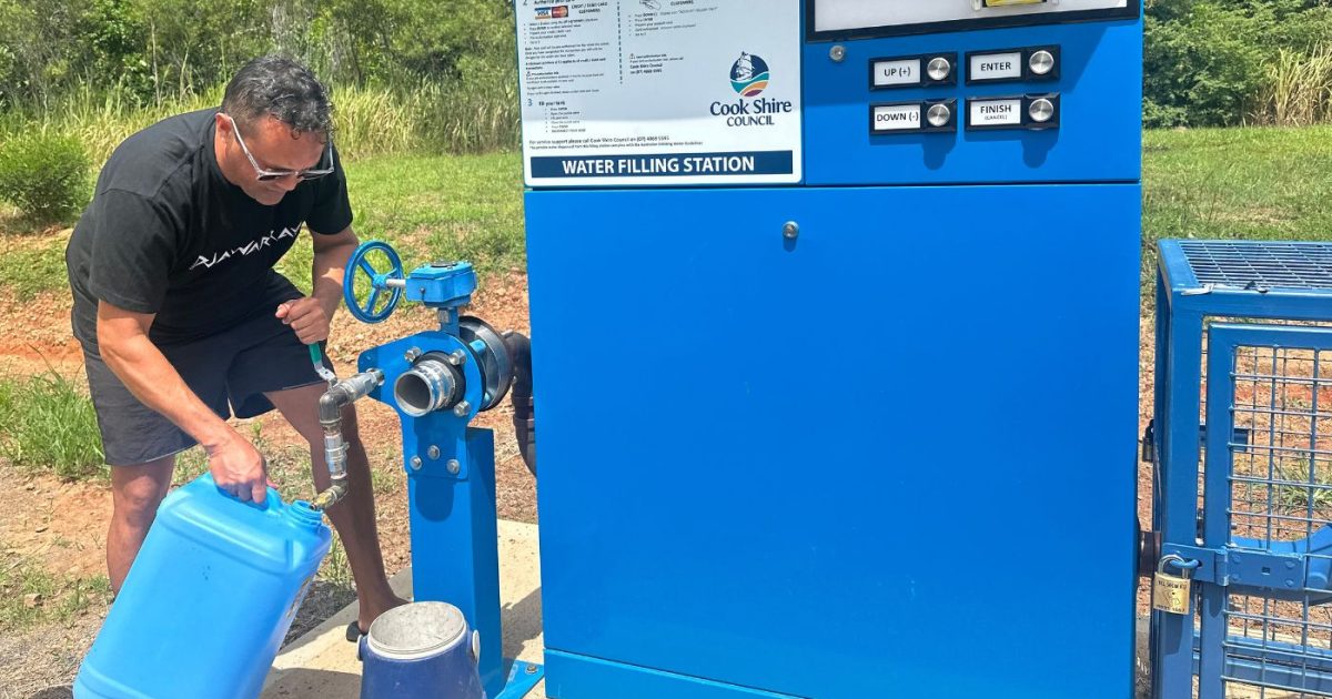 No potable water blues as council rolls out Cooktown, Coen water ...