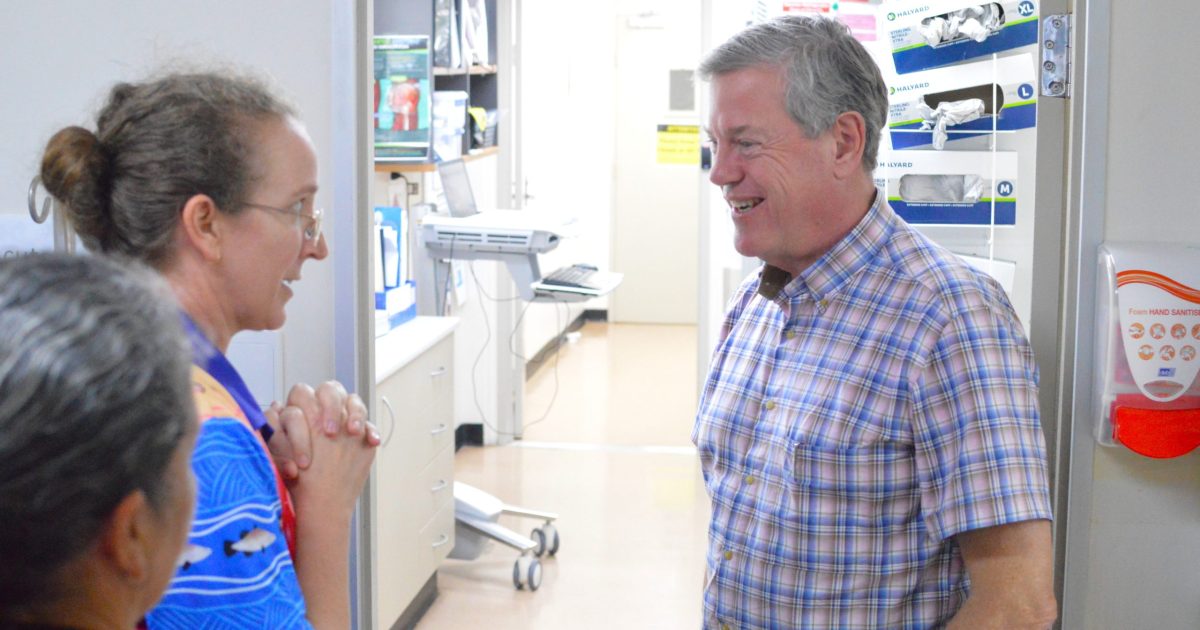 Minister gets firsthand look at hospital on life support during ...